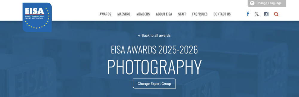 EISA Awards 2025-2026 | Fotoma.sk